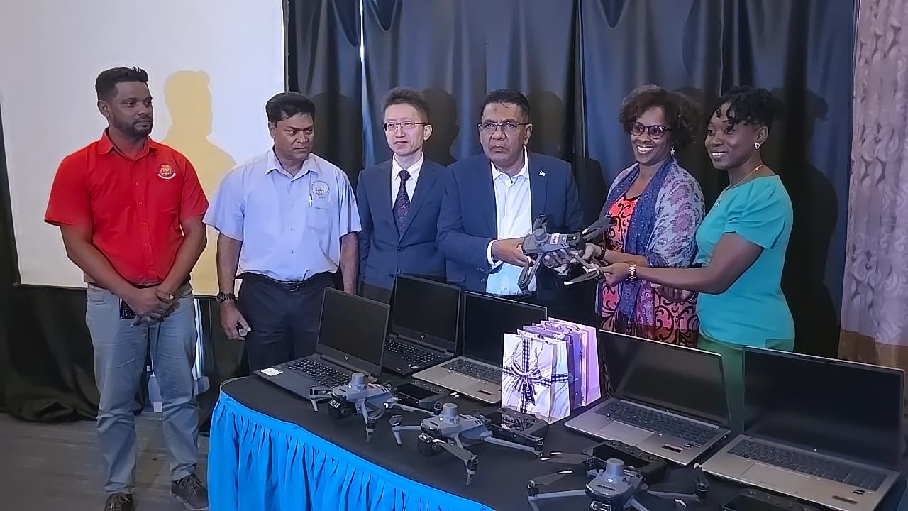 Rice industry gets drone technology to improve efficiency – Demerara ...